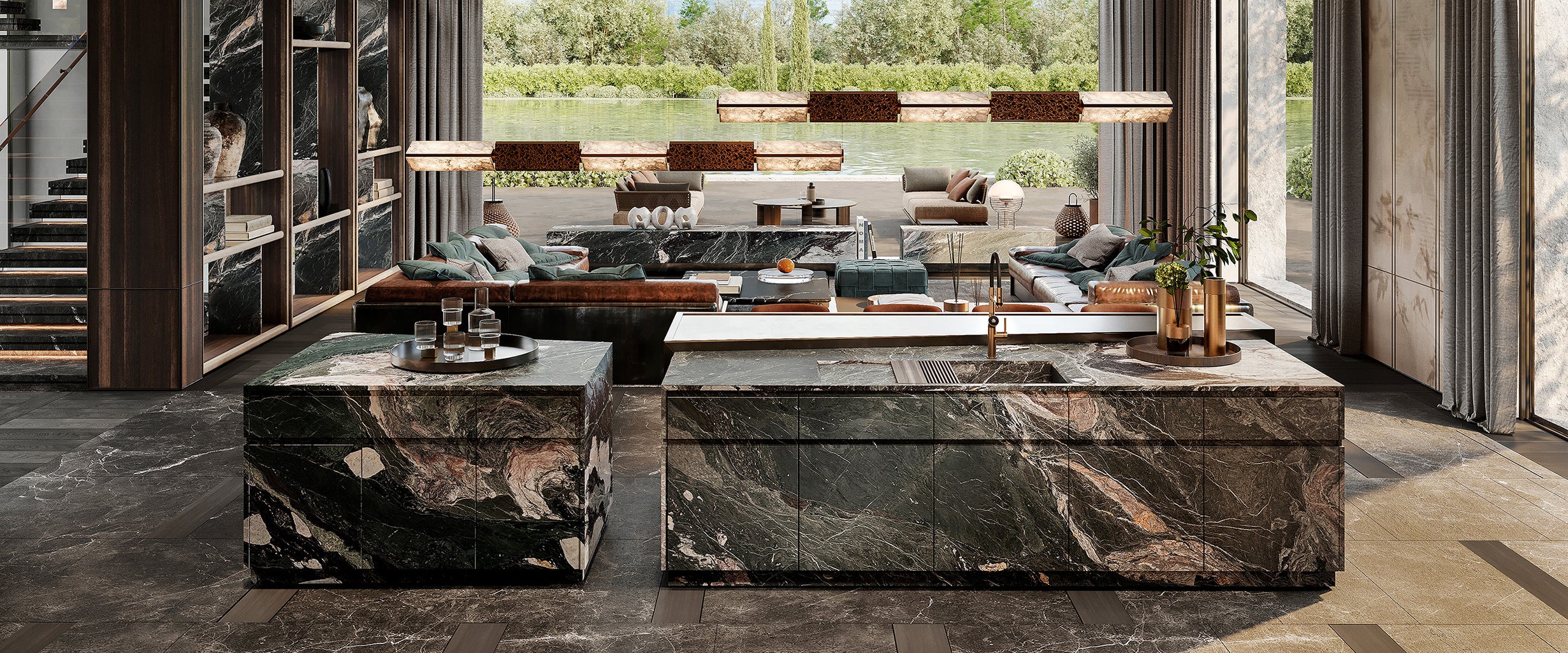 Gessi Vita - Custom luxury kitchen mixer - 60722 - Gessi EN